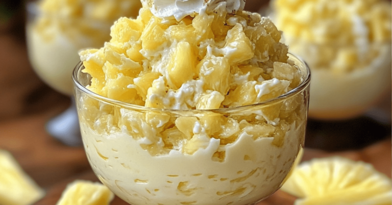No-Bake Pineapple Cream Dessert